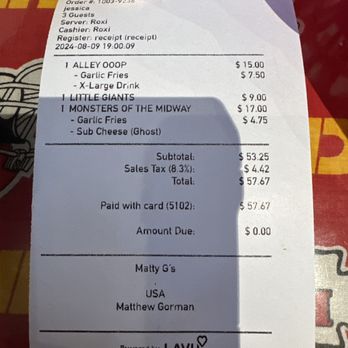 MATTY G’S STEAKBURGERS - MESA LOCATION - Updated January 2025 - 276 ...