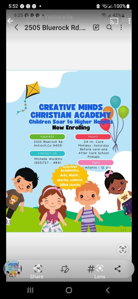 CREATIVE MINDS CHRISTIAN ACADEMY - 2505 Bluerock Dr, Antioch ...