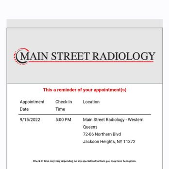 MAIN STREET RADIOLOGY - Updated November 2025 - 59 Photos & 91 Reviews ...