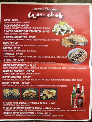 UPTOWN TAQUERIA WEN CHEF - Updated June 2024 - 52 Photos & 61 Reviews ...