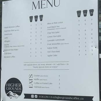 HIGHER GROUNDS COFFEE - Updated October 2025 - 18 Photos - 190 N Weed ...