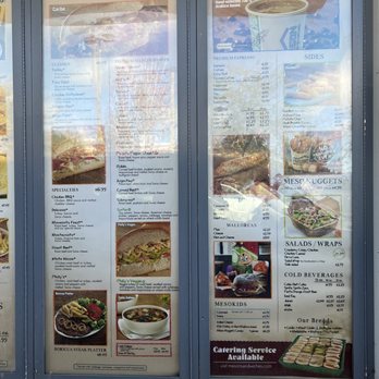 El meson sandwiches menu store