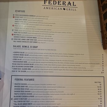 FEDERAL AMERICAN GRILL - Updated January 2026 - 300 Photos & 246 ...