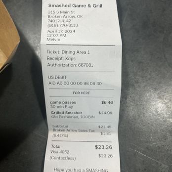 SMASHED GAME & GRILL - Updated December 2025 - 43 Photos & 15 Reviews ...