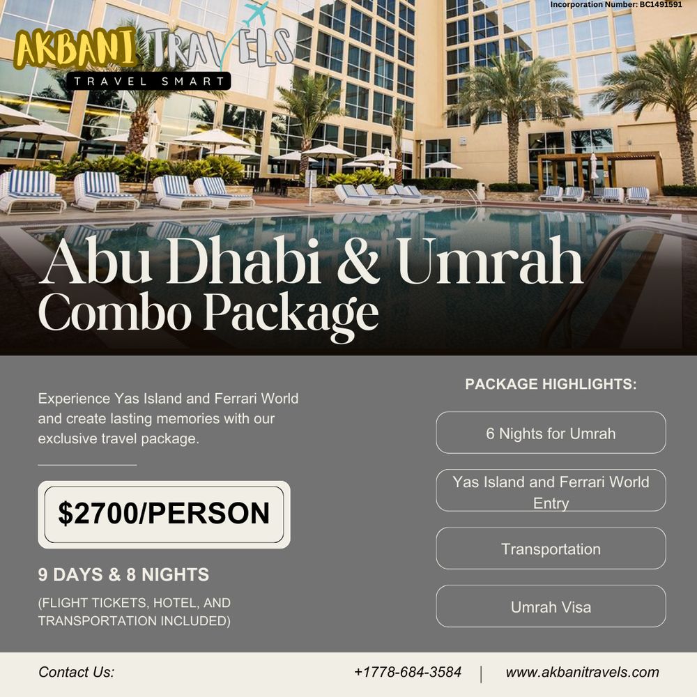 AKBANI TRAVELS - Updated September 2024 - Contact Agent - Vancouver ...