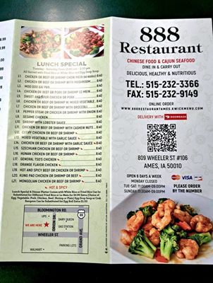 888 RESTAURANT - Updated July 2025 - 15 Photos & 58 Reviews - 809 ...