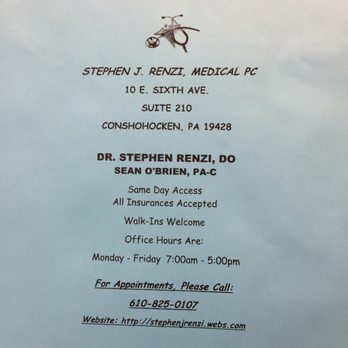 STEPHEN J RENZI, DO - Updated December 2025 - 13 Photos - 10 E 6th Ave ...