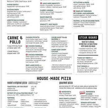 ROSIE’S ITALIAN GRILLE - Updated May 2025 - 249 Photos & 419 Reviews ...