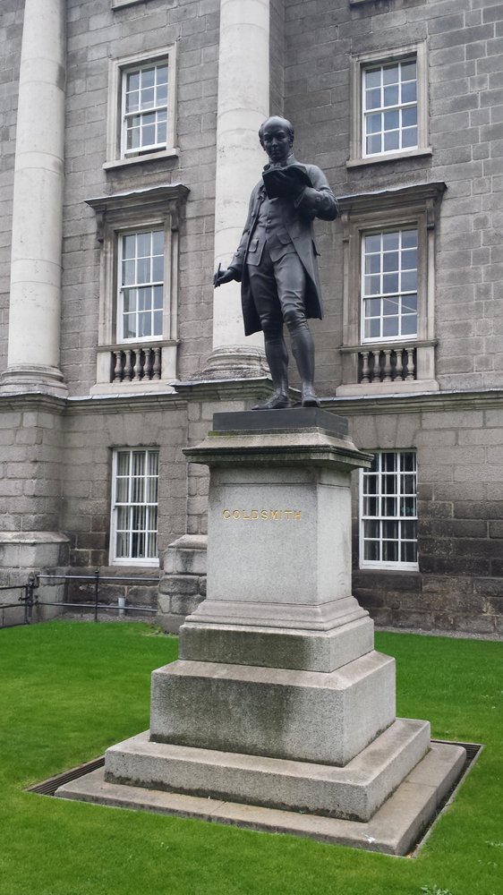 OLIVER GOLDSMITH STATUE - Updated August 2025 - Front Arch, Dublin ...