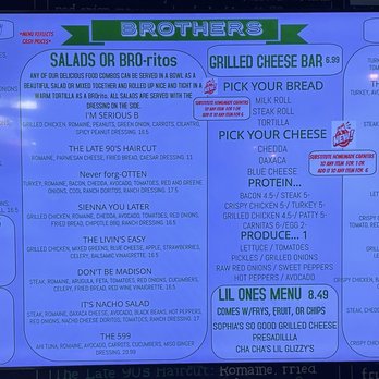 BROTHERS - Updated December 2025 - 264 Photos & 323 Reviews - 1201 W ...