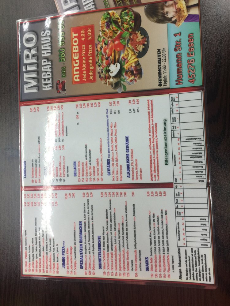 MIRO KEBAP HAUS - Humannstr. 1, Essen, Nordrhein-Westfalen, Germany ...