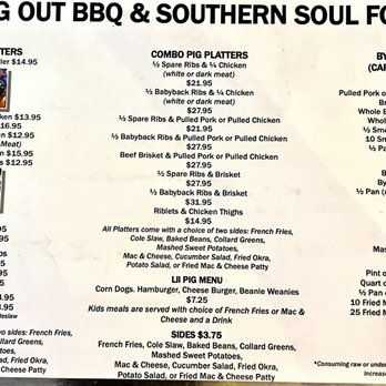 PIG OUT BBQ & SOUTHERN SOUL FOOD - Updated June 2024 - 158 Photos & 158 ...