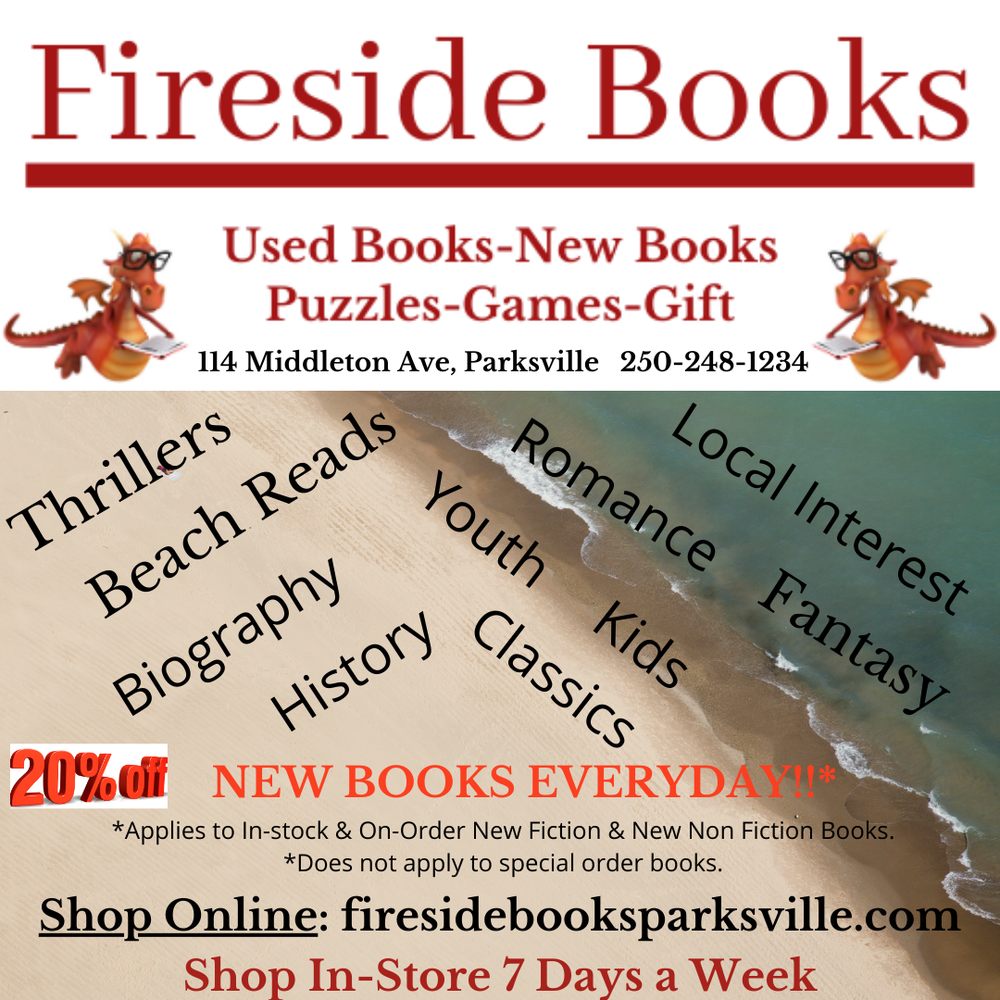 FIRESIDE BOOKS - 114 Middleton Avenue, Parksville, British Columbia ...