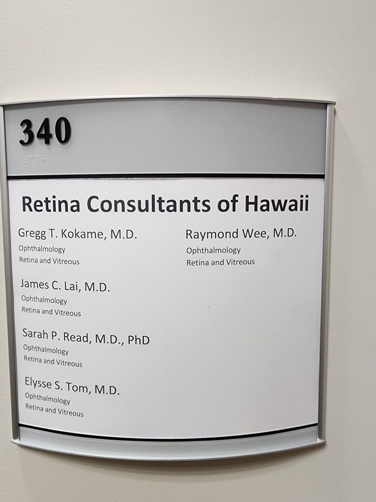 RETINA CONSULTANTS OF HAWAII - Updated January 2026 - 1401 S Beretania ...
