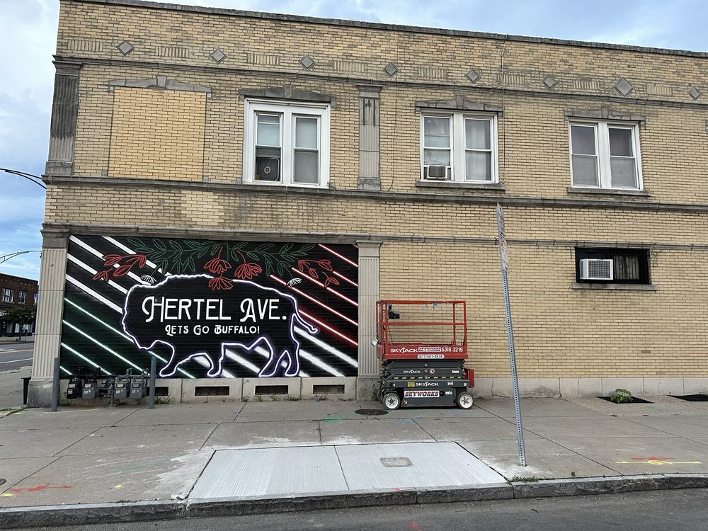 PUBLIC ART - HERTEL AVE LETS GO BUFFALO MURAL - Updated June 2024 ...
