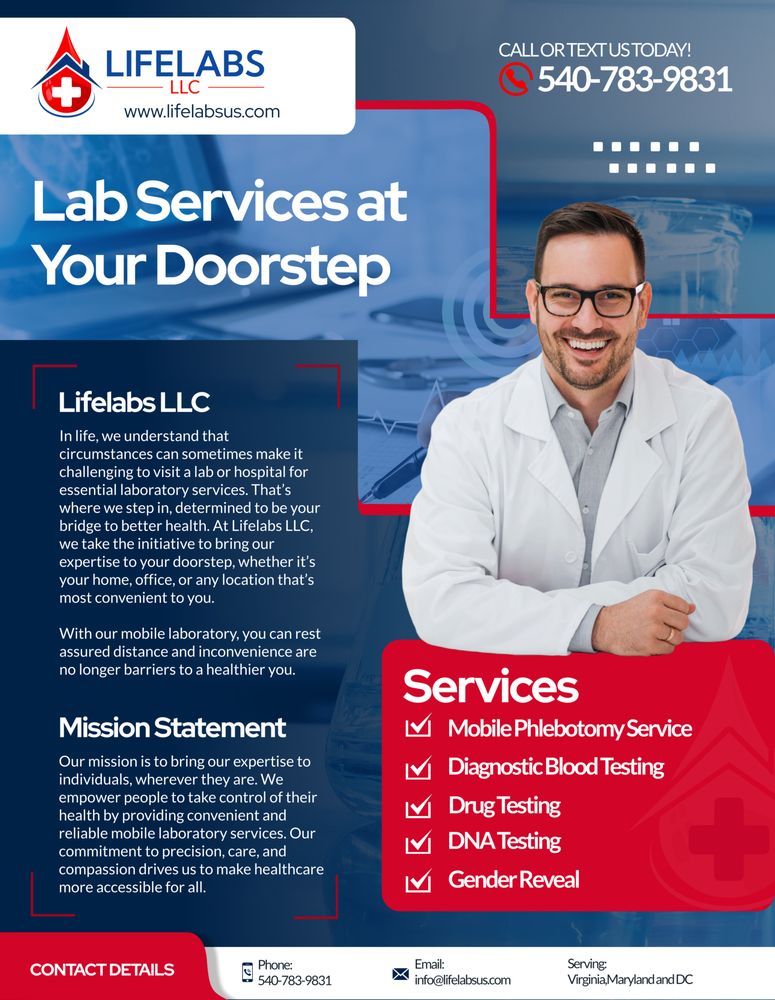 LIFELABS - Updated April 2024 - Stafford, Virginia - Laboratory Testing ...