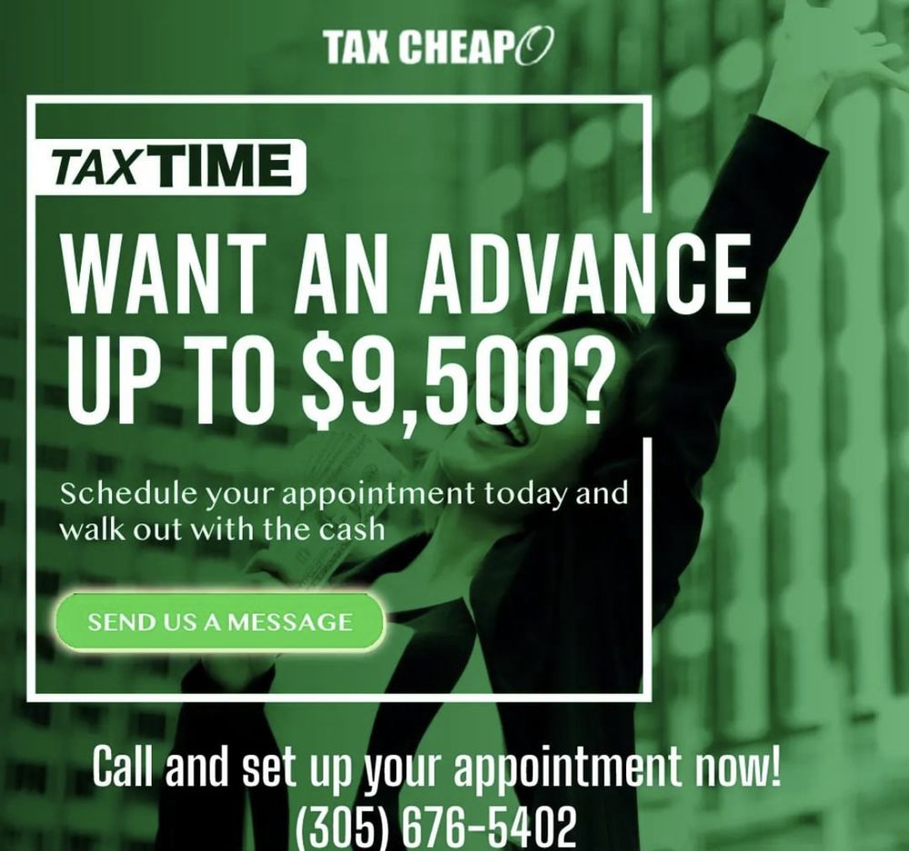 TAX CHEAPO - Updated September 2025 - Request Consultation - 11601 ...