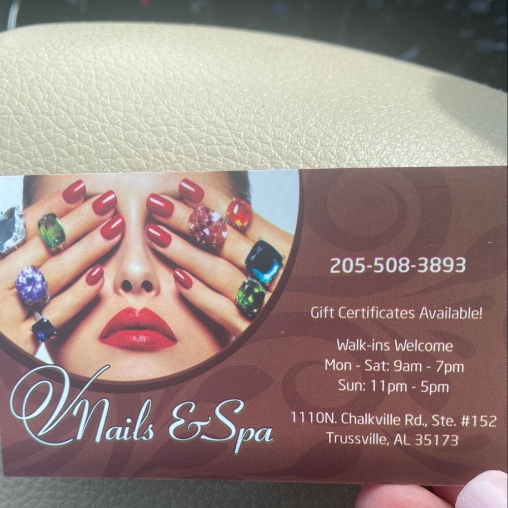 V NAILS AND SPA - 1110 N Chalkville Rd, Trussville, AL - Yelp
