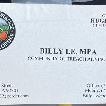 ORANGE COUNTY CLERK-RECORDER - Updated April 2025 - 51 Photos & 107 ...