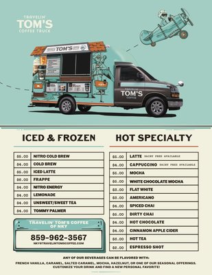 TRAVELIN’ TOM’S COFFEE TRUCK - 5945 Centennial Cir, Florence, KY - Yelp