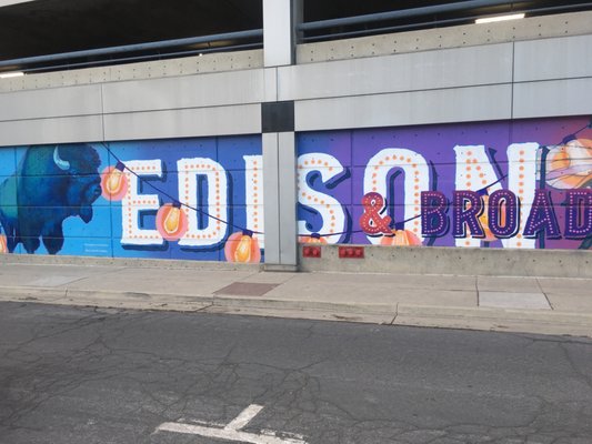 EDISON & BROADWAY MURAL - S Edison St & E Broadway, Salt Lake City, UT ...