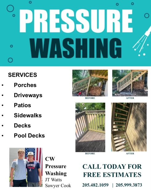 CW PRESSURE WASHING - Updated June 2024 - Request a Quote - Birmingham, Alabama - Pressure ...