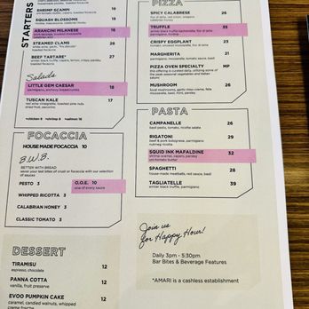 AMARI ITALIAN KITCHEN & WINE SHOP - Updated June 2025 - 835 Photos ...