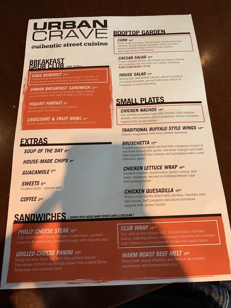 URBAN CRAVE - Updated September 2025 - 14 Reviews - 2000 Wellington ...