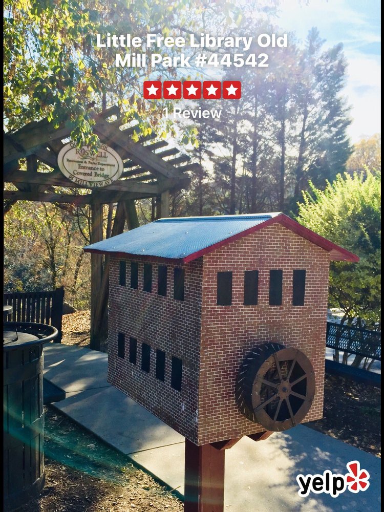 LITTLE FREE LIBRARY OLD MILL PARK #44542 - 95 Mill View Ave, Roswell ...