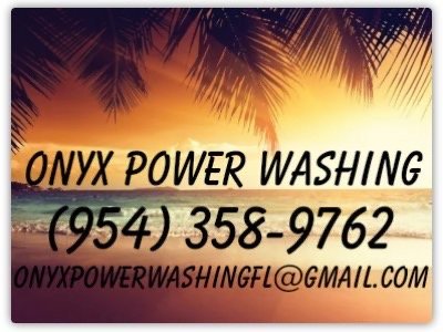 ONYX POWER WASHING - Request a Quote - Fort Lauderdale , Florida ...