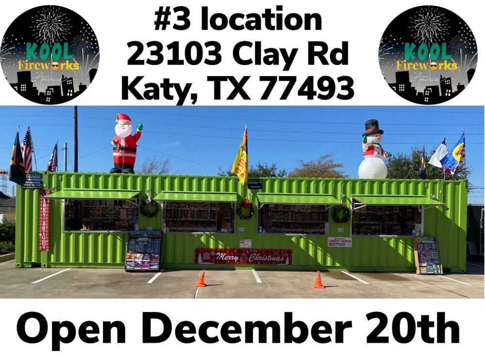 KOOL FIREWORKS AMERICA - 22 Photos - 23103 Clay Rd, Katy, Texas ...