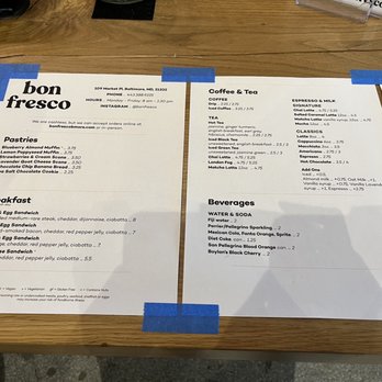 BON FRESCO - Updated October 2025 - 16 Photos & 19 Reviews - 109 Market ...