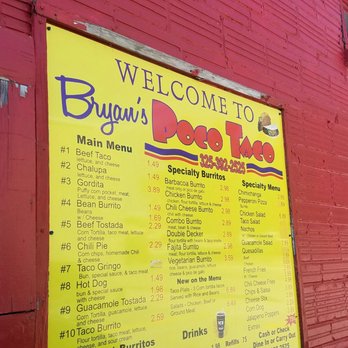BRYAN’S POCO TACO - Updated December 2025 - 24 Photos & 34 Reviews ...