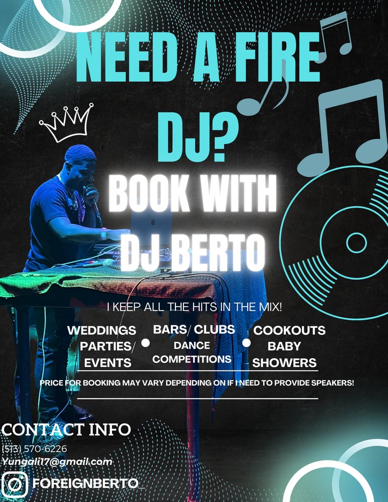 DJ BERTO - Updated February 2025 - Request Information - Cincinnati ...