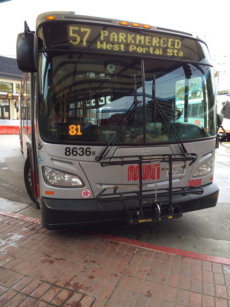 MUNI - 57 PARKMERCED - Updated January 2025 - Lakeshore Plz, San ...