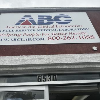 ABC AMERICAN BIO-CLINICAL LABORATORIES - Updated October 2025 - 6530 ...