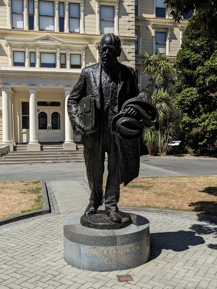 PETER FRASER STATUE - Updated April 2024 - 55 Lambton Quay, Wellington ...