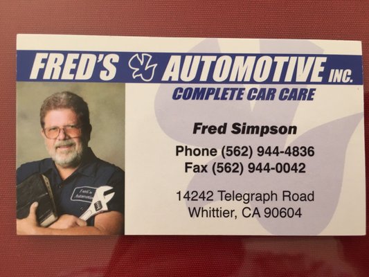FRED’S AUTOMOTIVE - Updated December 2025 - 16 Photos & 124 Reviews ...