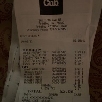 CUB - FRIDLEY - Updated January 2026 - 324 Photos - 250 57th Ave NE ...
