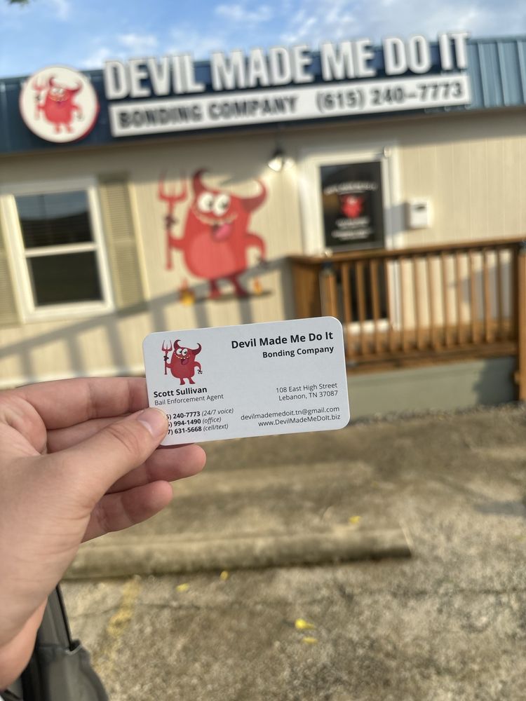 DEVIL MADE ME DO IT BONDING - Updated April 2026 - 108 E High St ...