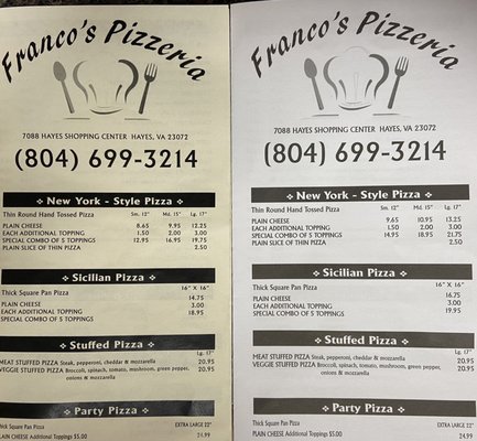 FRANCO’S PIZZERIA - 28 Photos & 10 Reviews - 7088 Hayes Shopping Center ...