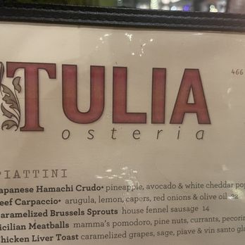 OSTERIA TULIA - Updated November 2024 - 696 Photos & 601 Reviews - 466 ...