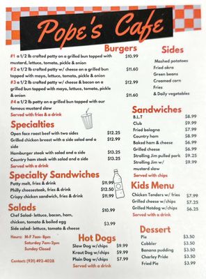 POPE’S CAFE - Updated August 2025 - 62 Photos & 80 Reviews - 120 E ...