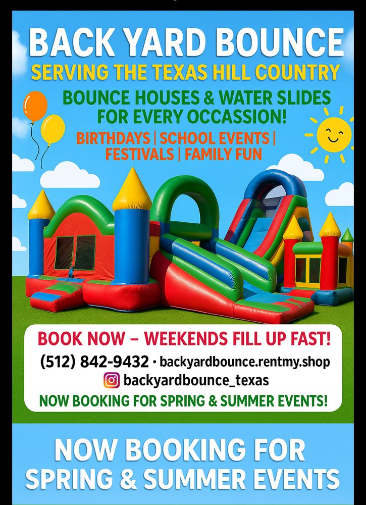 BACK YARD BOUNCE - Updated September 2025 - 15 Photos - Canyon Lake ...