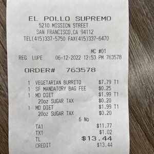 EL POLLO SUPREMO - 315 Photos & 323 Reviews - 5210 Mission St, San ...
