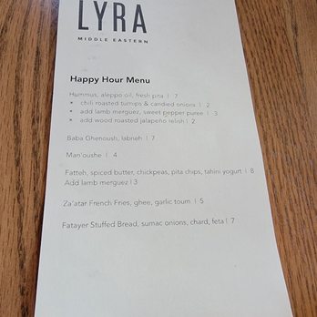 LYRA - Updated March 2025 - 611 Photos & 328 Reviews - 935 W Eastland ...