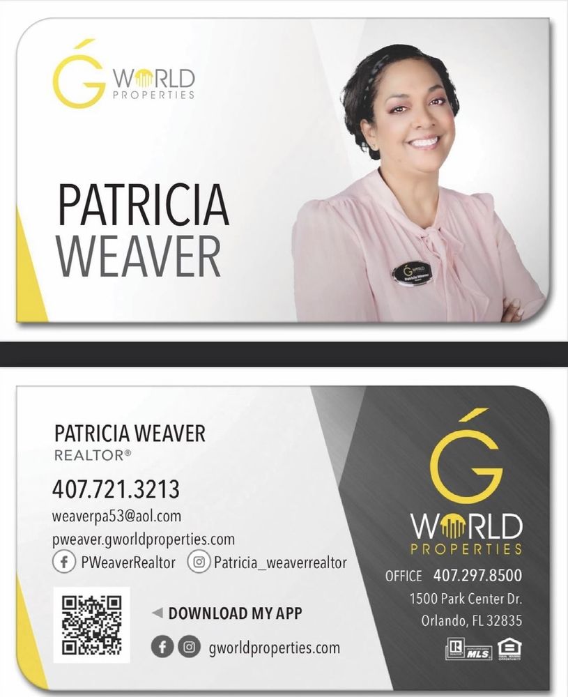 PATRICIA WEAVER - G WORLD PROPERTIES - Contact Agent - 7682 Dr Phillips ...