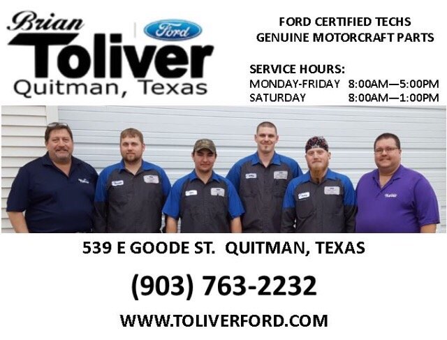 BRIAN TOLIVER FORD OF QUITMAN - Updated January 2025 - 13 Photos - 539 ...