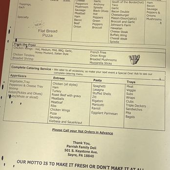 PARRISH FAMILY DELI - Updated December 2025 - 12 Photos & 29 Reviews ...