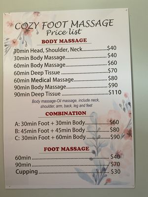 COZY FOOT MASSAGE - Updated December 2025 - 17 Photos & 26 Reviews ...